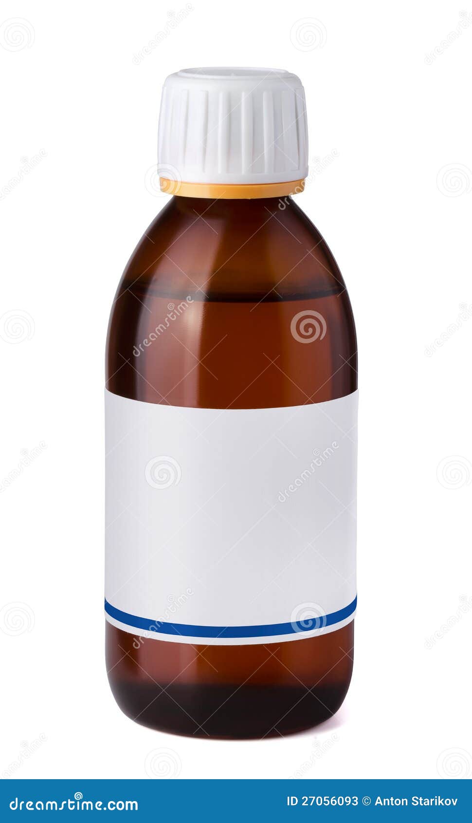 Syrup bottle stock image. Image of plastic, paper, container - 27056093