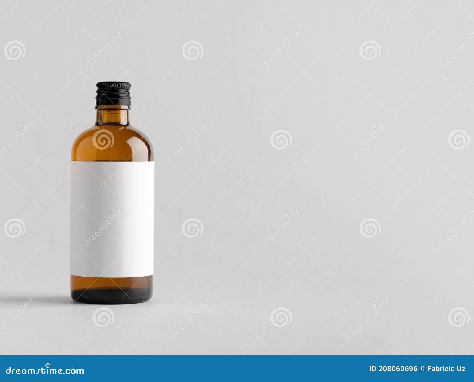 Syrup Bottle Isolated on the White Background Stock Photo - Image of ...