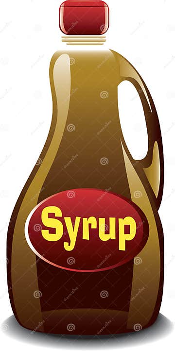 Syrup stock vector. Illustration of breakfast, sticky - 40563639