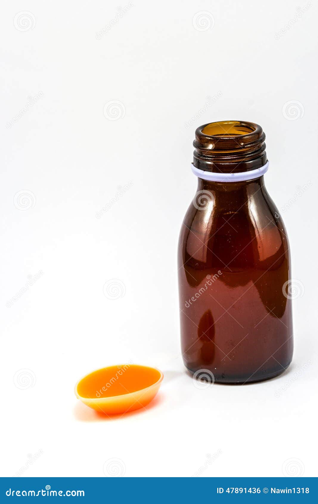 Syrup Medication Bottles and Syrub in Teaspoons Stock Photo - Image of ...