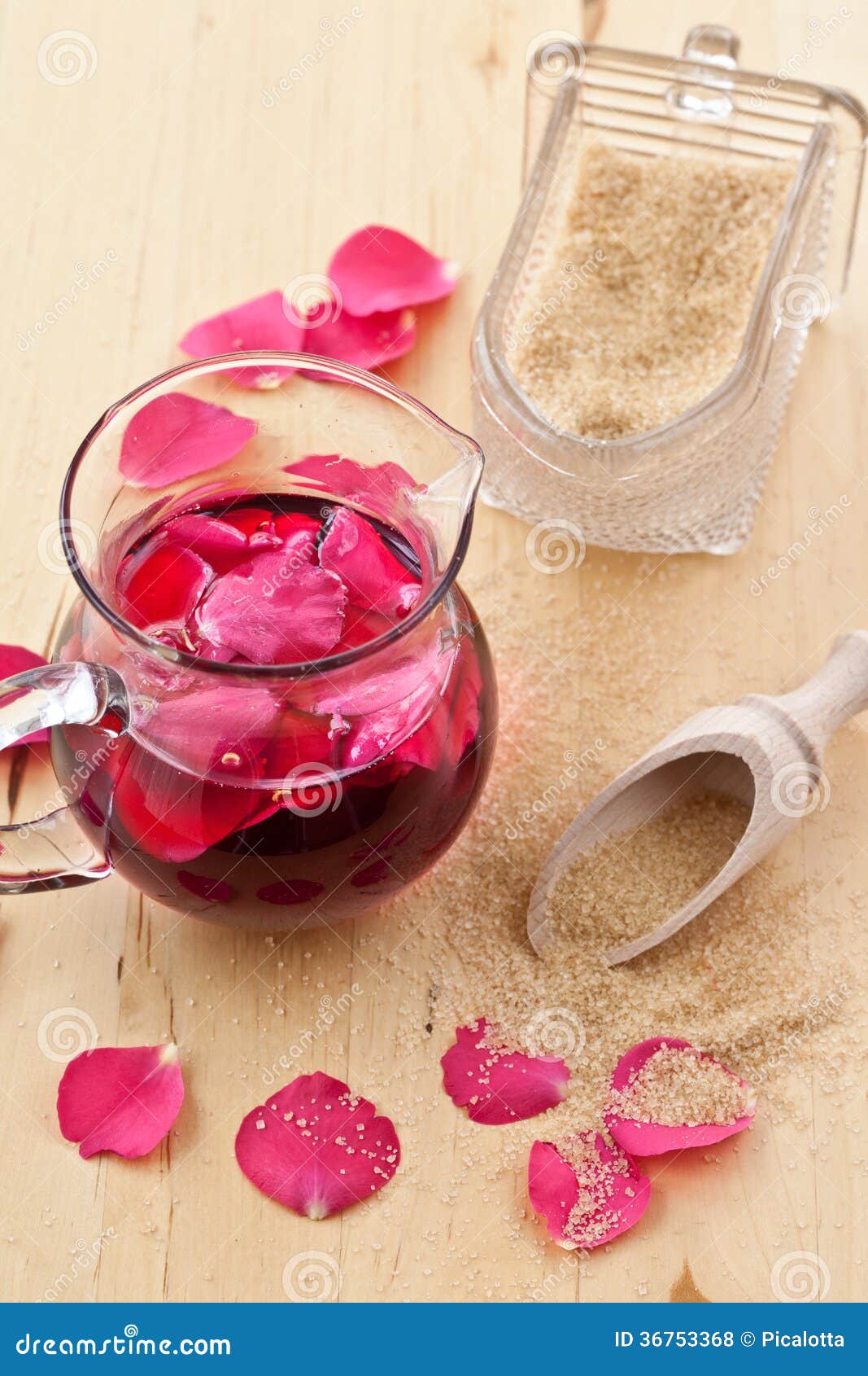 Syrup with rose petals stock photo. Image of bubbly, anniversary - 36753368
