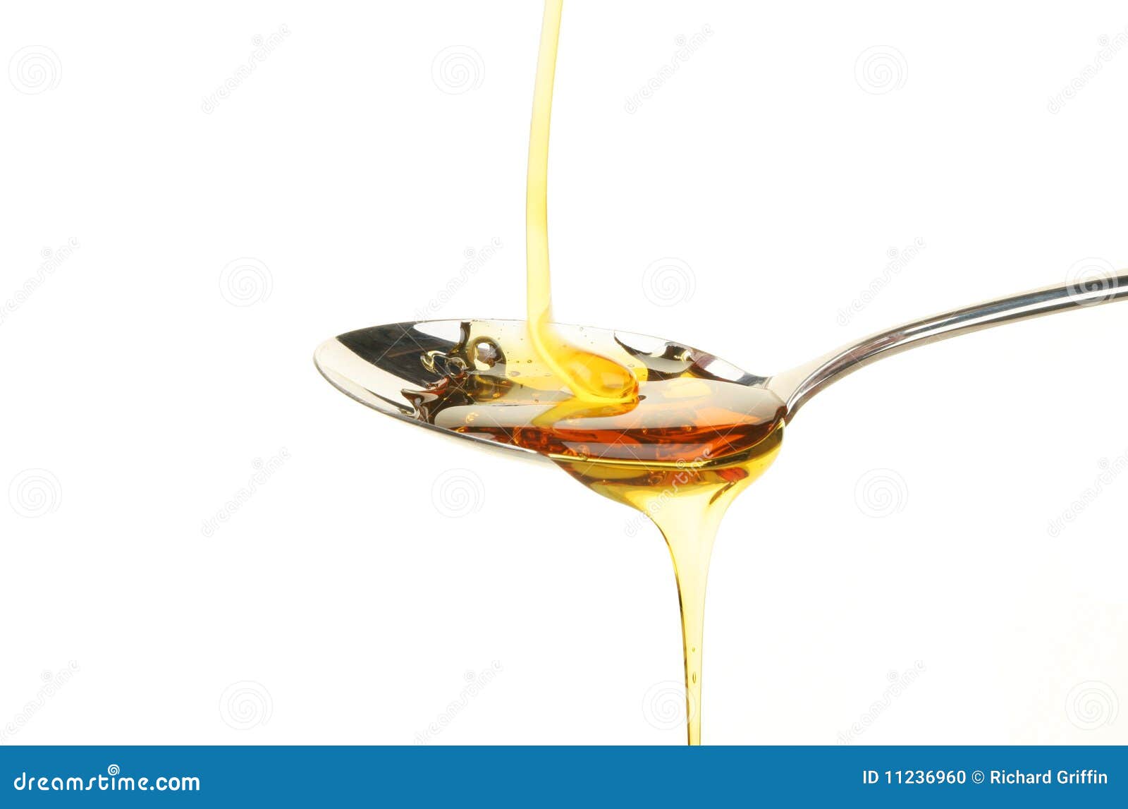 Syrup in spoon stock photo. Image of drip, isolated, sweet - 11236960