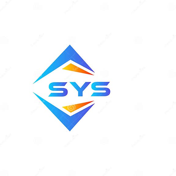 SYS Abstract Technology Logo Design on White Background. SYS Creative ...