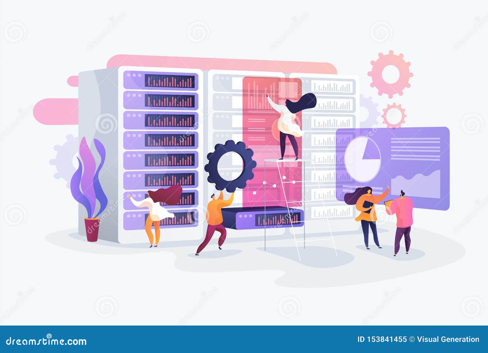 System Administration Concept Vector Illustration Stock Vector ...