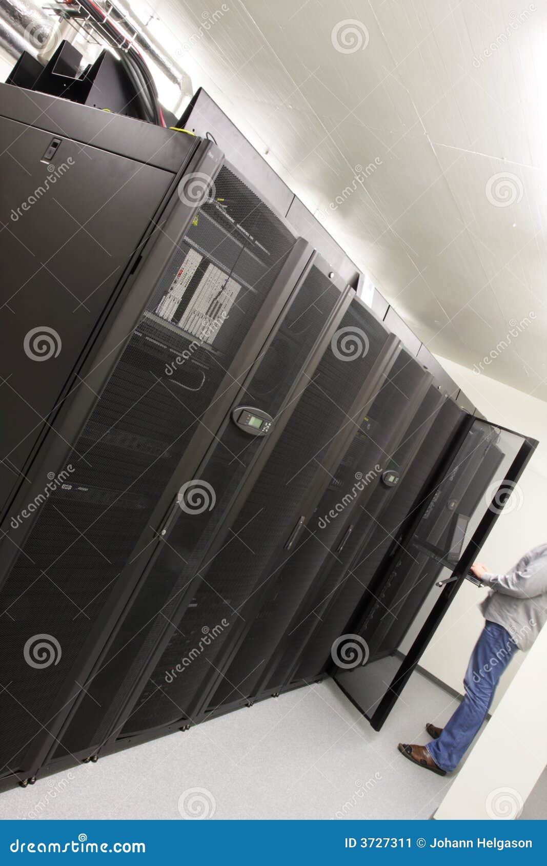 System administrator stock image. Image of cabinets, data - 3727311