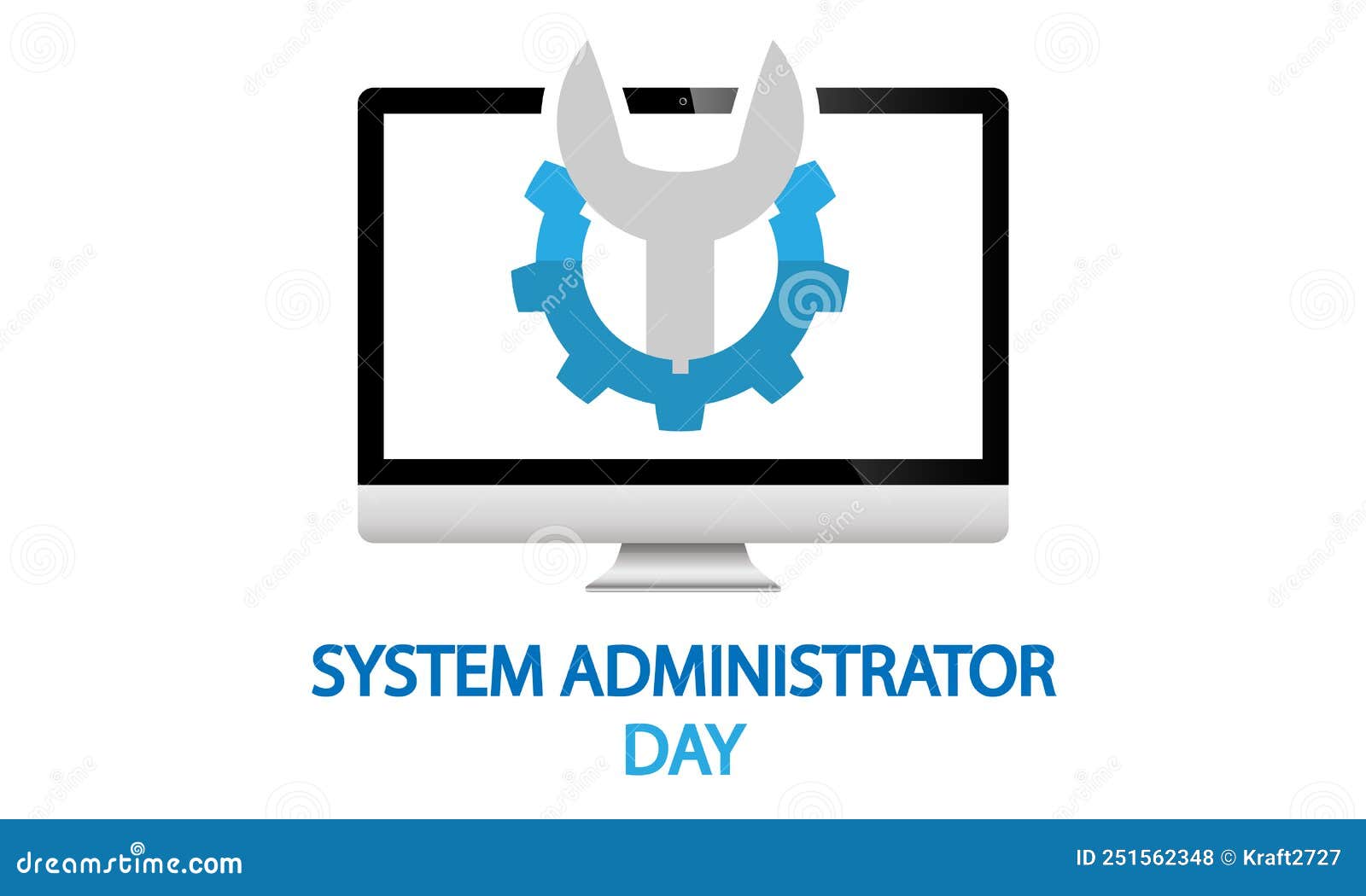 System Administrator Day Computer Stock Vector - Illustration of banner ... System Administrator Day Computer Stock Vector - Illustration of banner ...