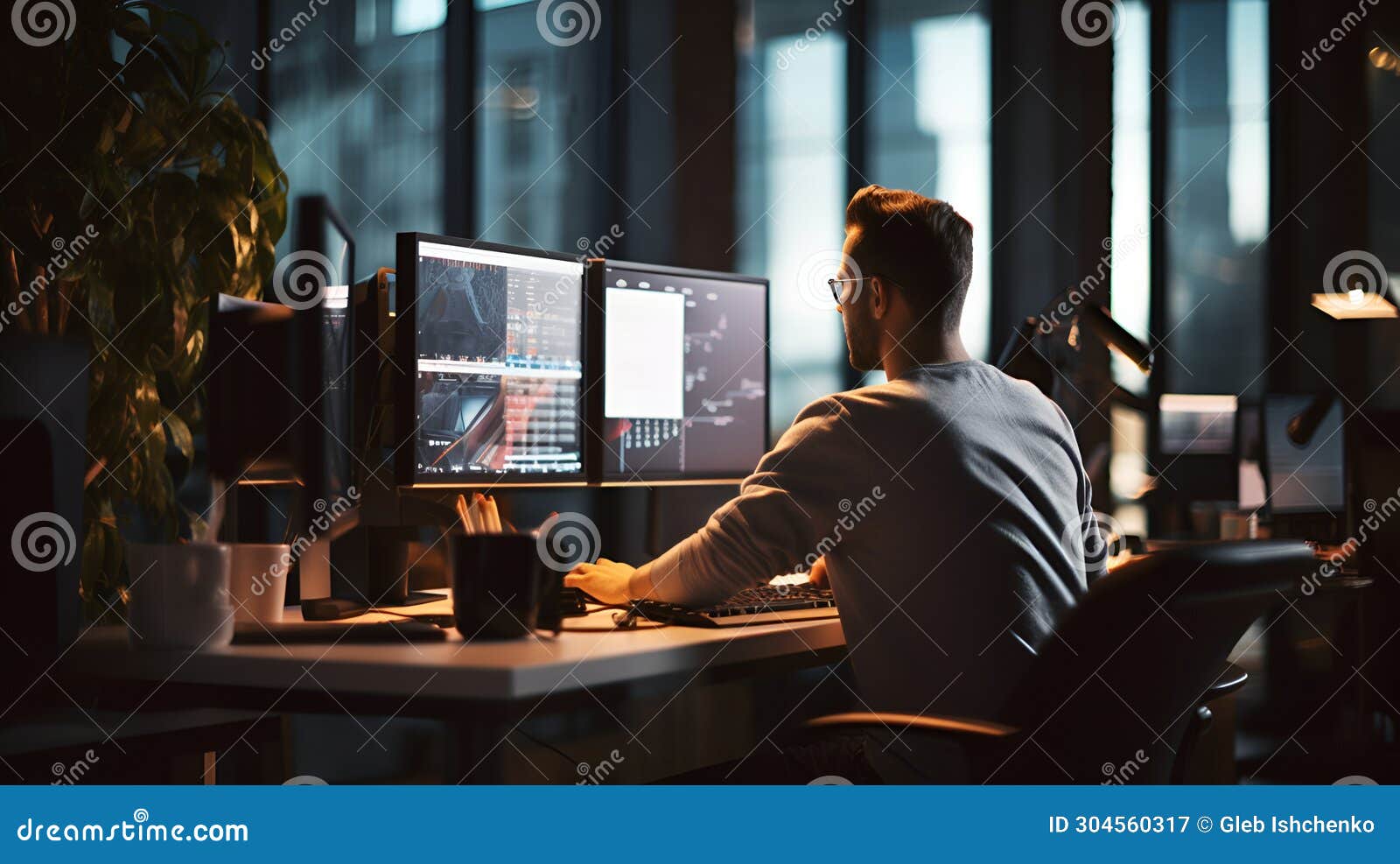 System Administrator Hacker Computer Scientist Gamer At His