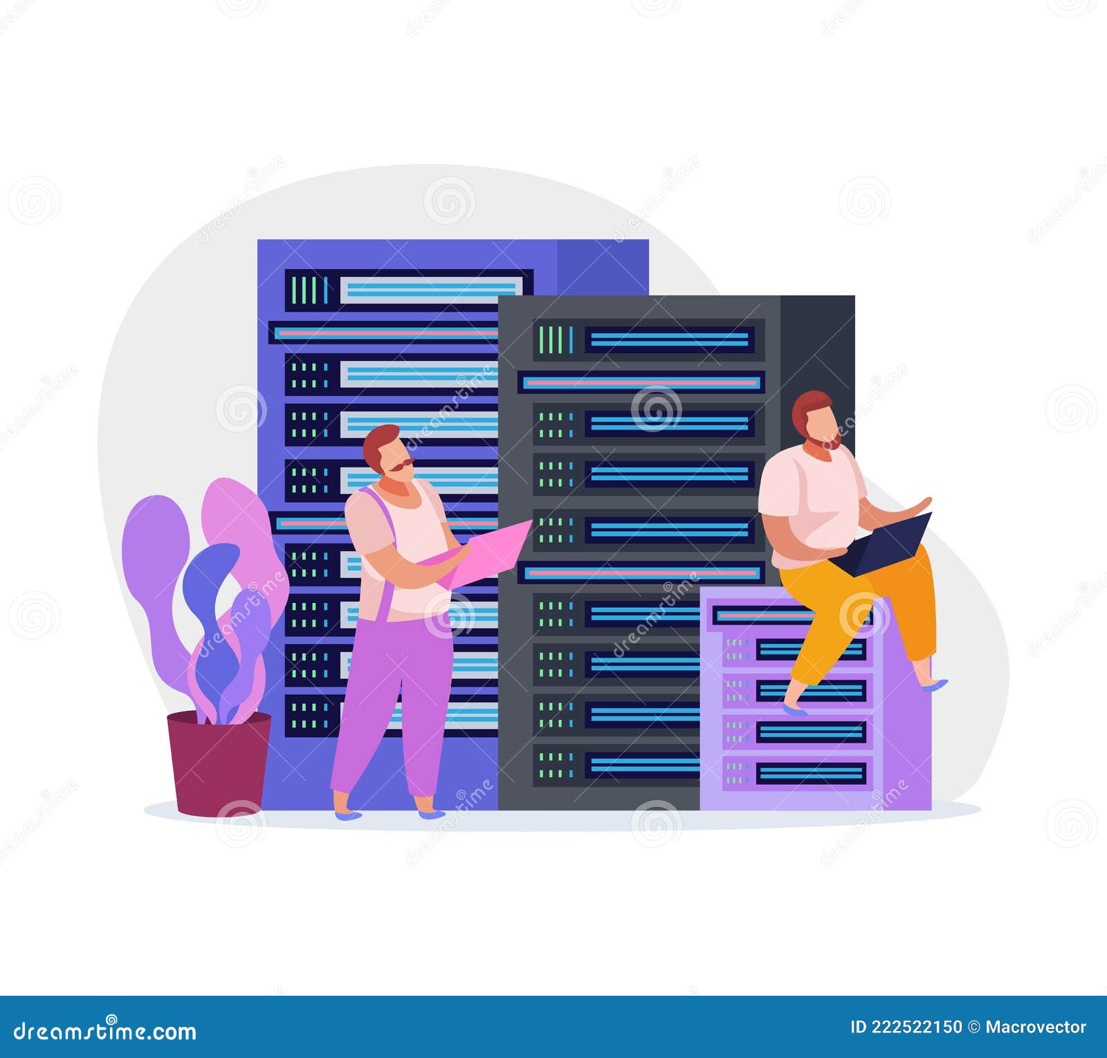 System Administrator Illustration Stock Vector - Illustration of ...