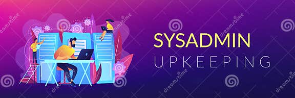 System Administration Header or Footer Banner Stock Vector ...