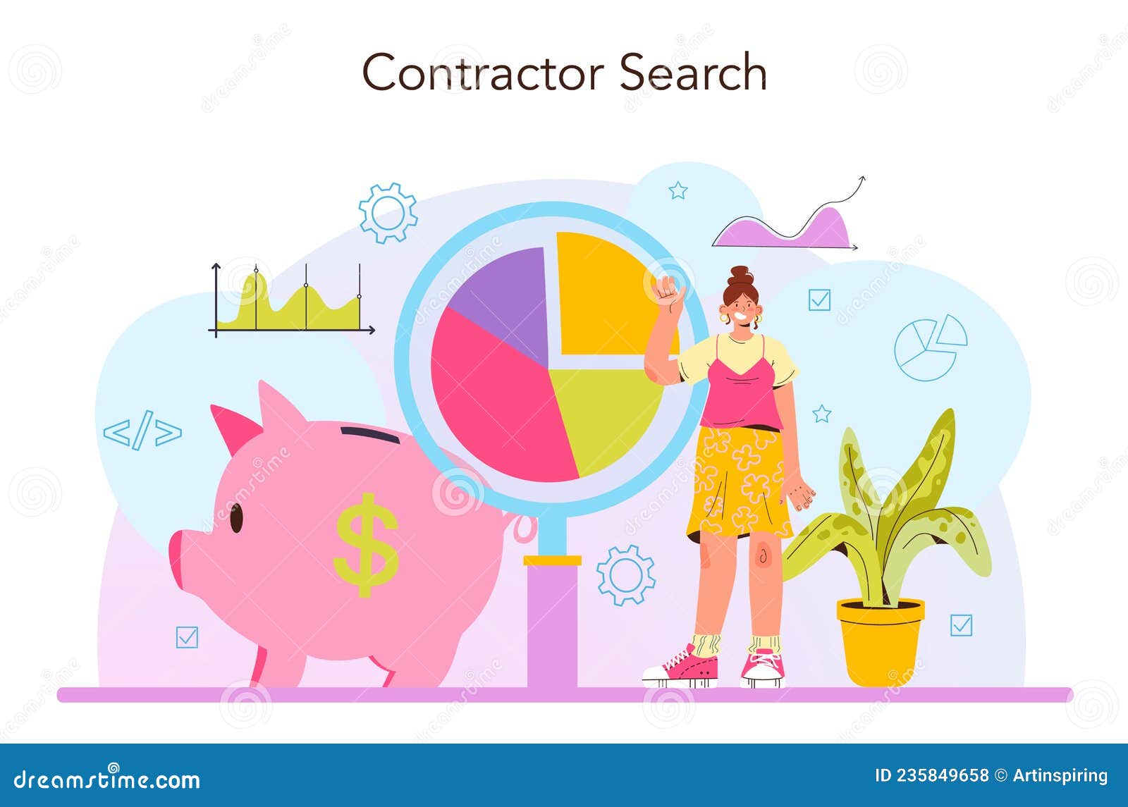 System Analyst Concept. it Technologies and Systems for Business Stock ...