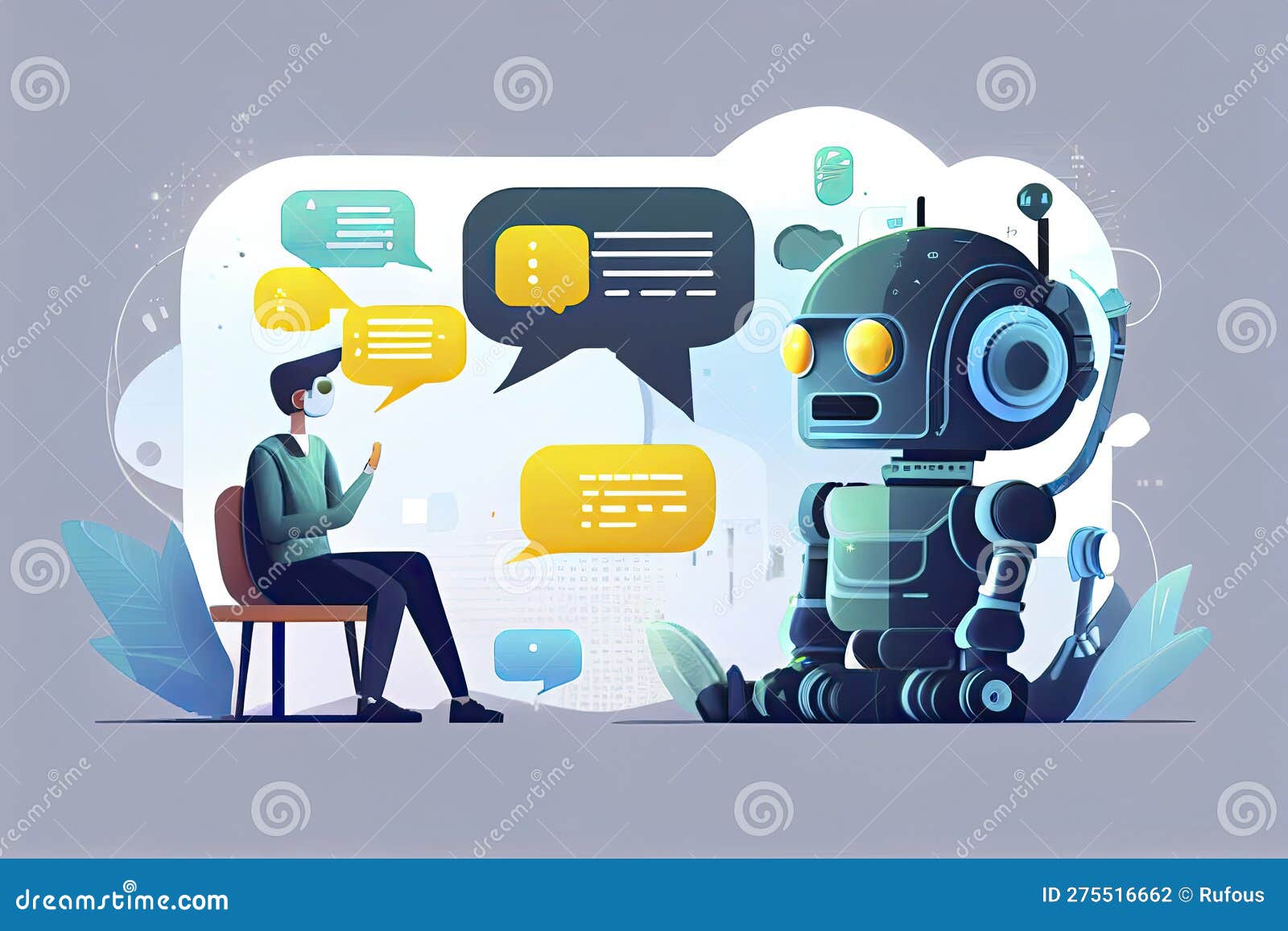 System Artificial Intelligence ChatGPT Chat Bot AI , Technology Smart Robot Ai Chat GPT ...