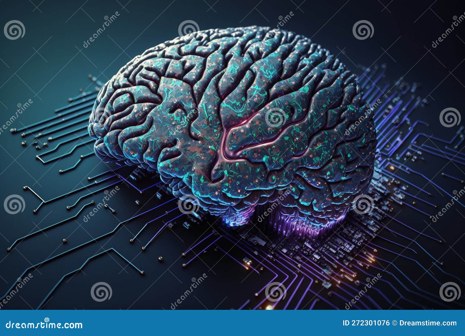 System Artificial Intelligence , Technology Smart Robot Application ...