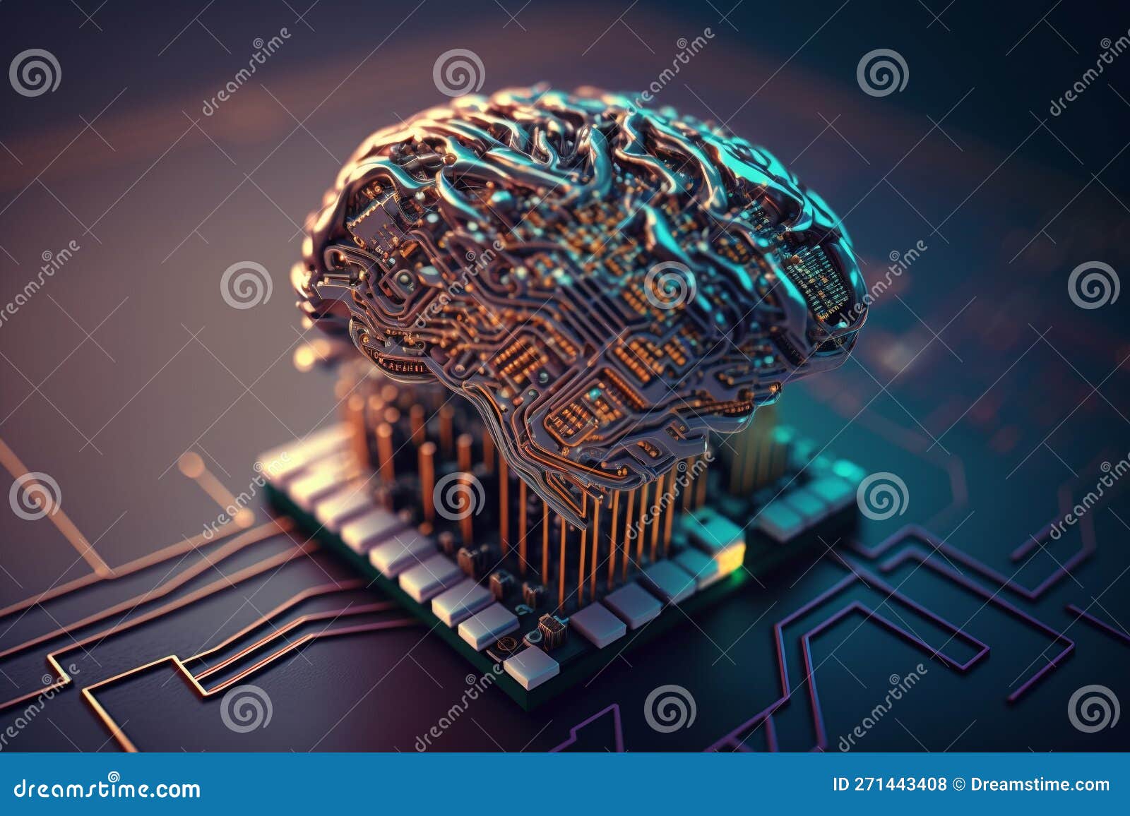 System Artificial Intelligence , Technology Smart Robot Application ...