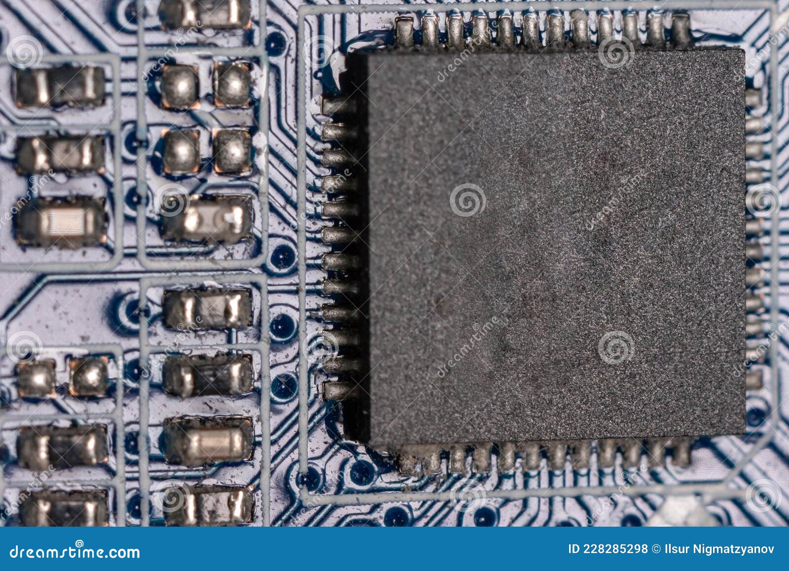 System Boards on a Motherboard in a Personal Computer Stock Photo ...
