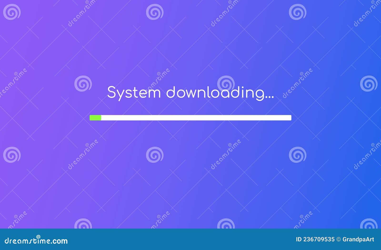 The System Boot Template. Progress Bar. the User Interface Template ...