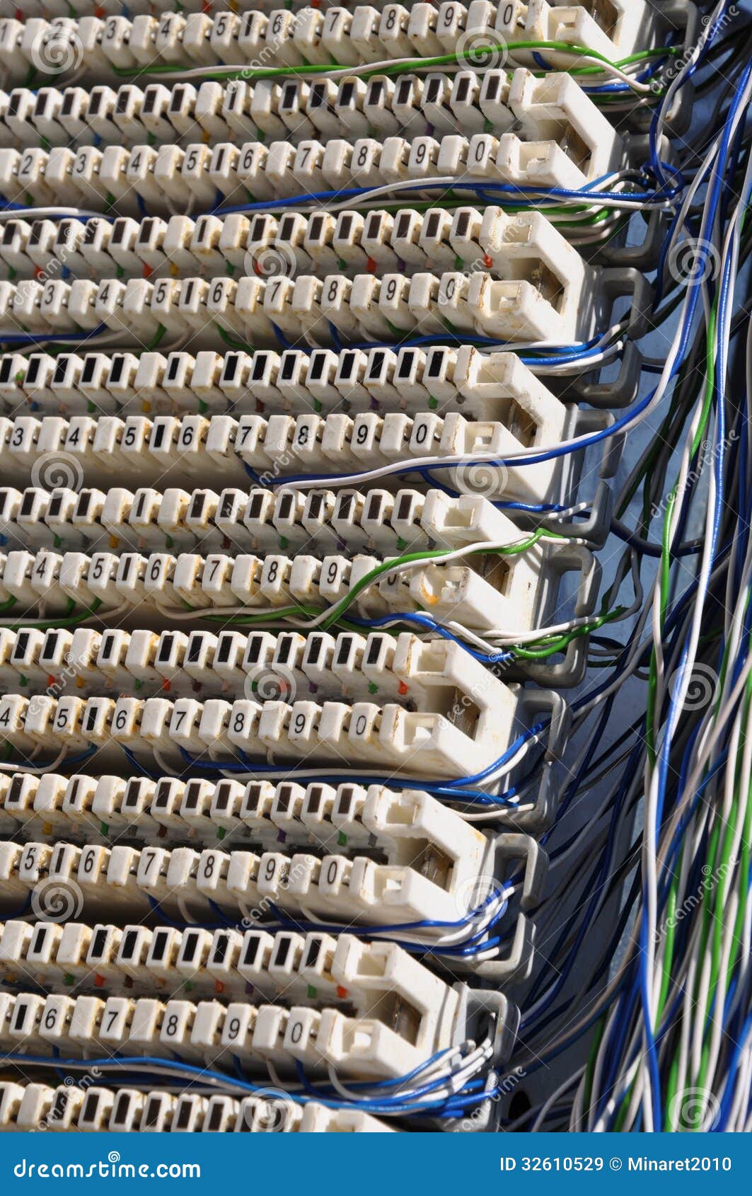 System of Cable Connections Stock Image - Image of internet, connected ...