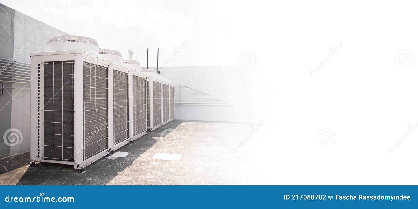 System of Central Conditioning Set on the Roof of the Building Stock ...