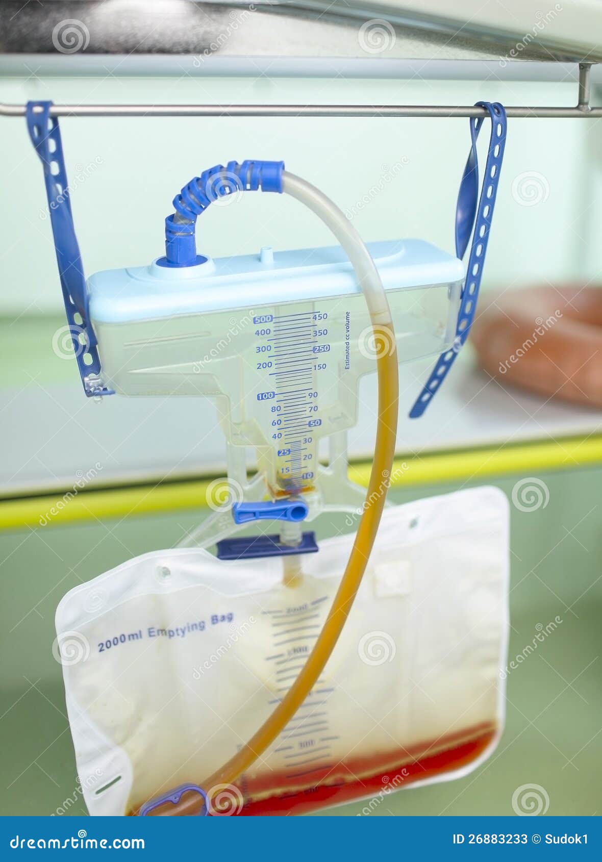 System for the Collection and Counting of Urine. Stock Image - Image of ...