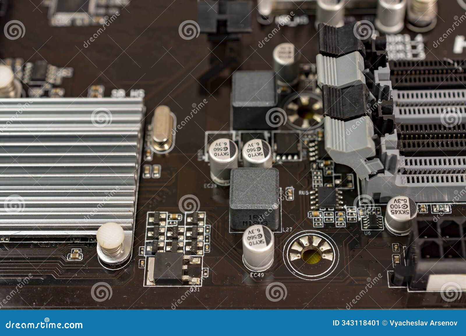 System Computer Motherboard,digital Chip with Transistor,microcircuit ...