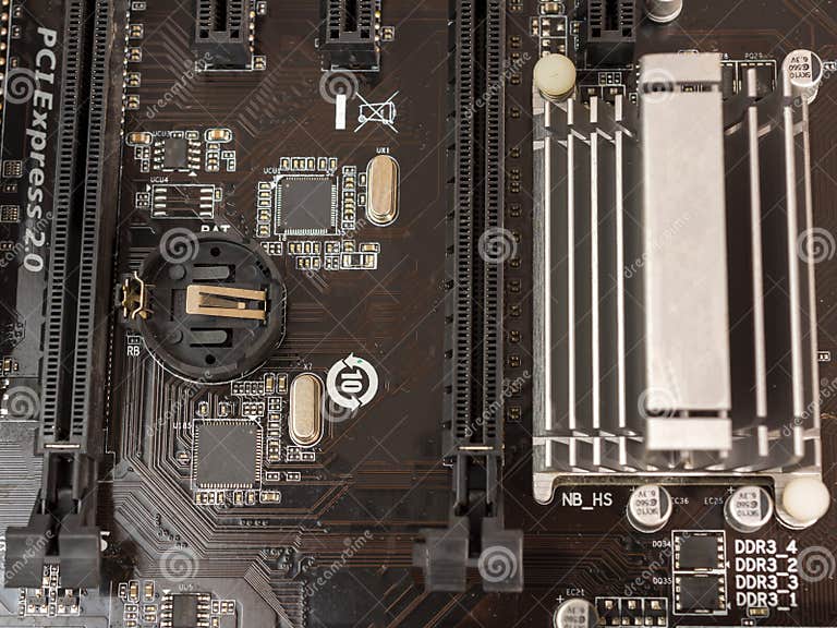 System Computer Motherboard,digital Chip with Transistor,microcircuit ...