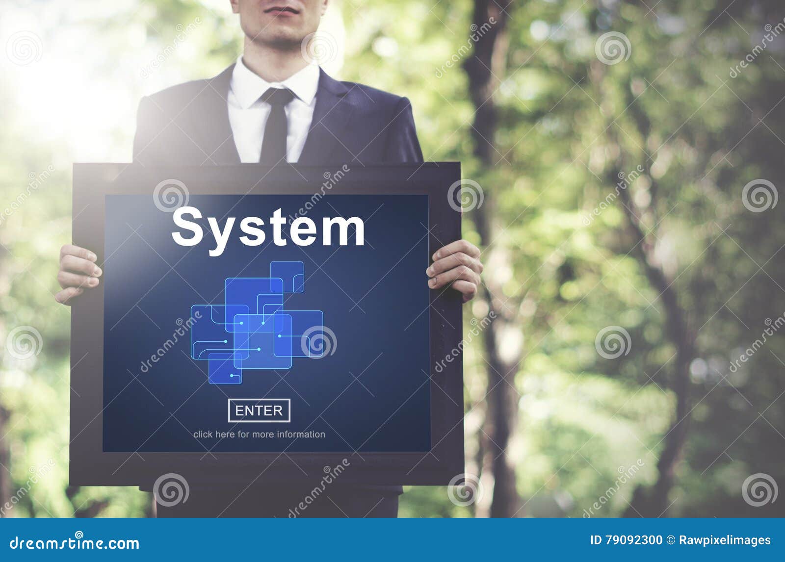 System Connection Process Method Progress Rules Concept Stock Photo ...