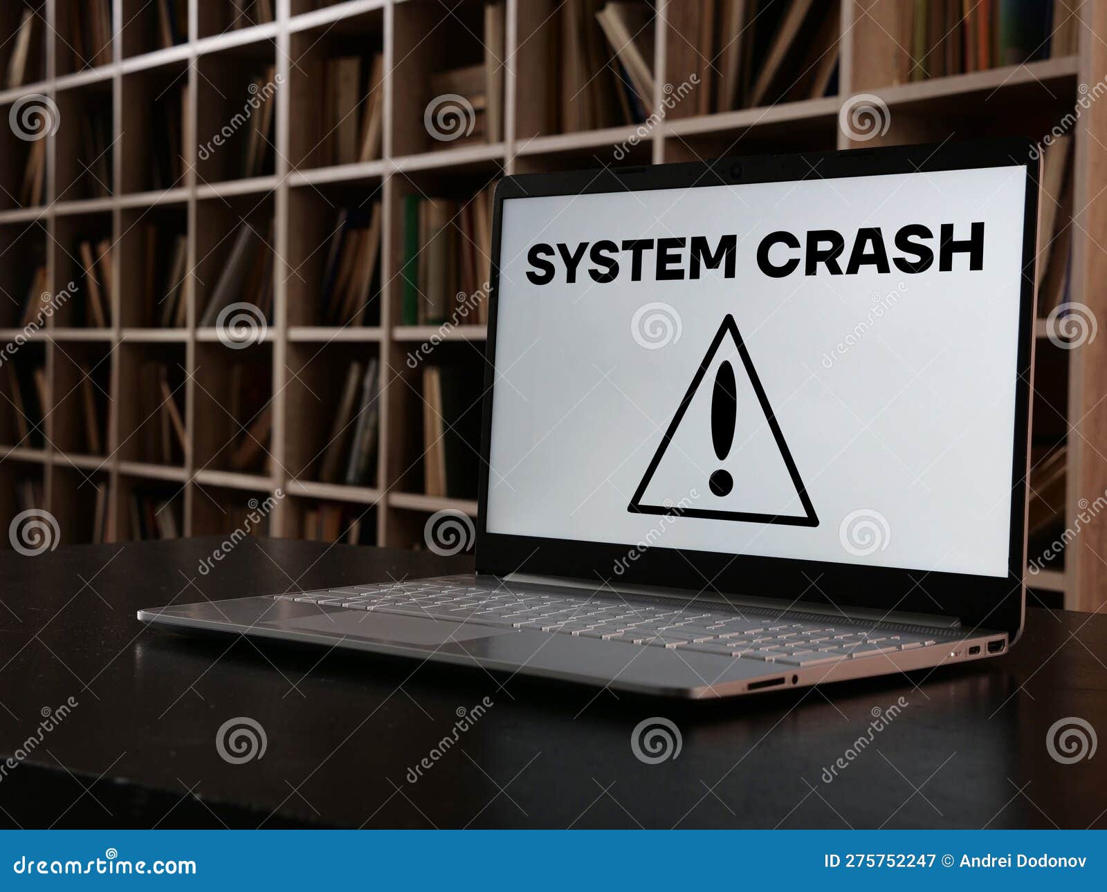 System Crash Network Problem Technology Software Concept is Shown Using ...