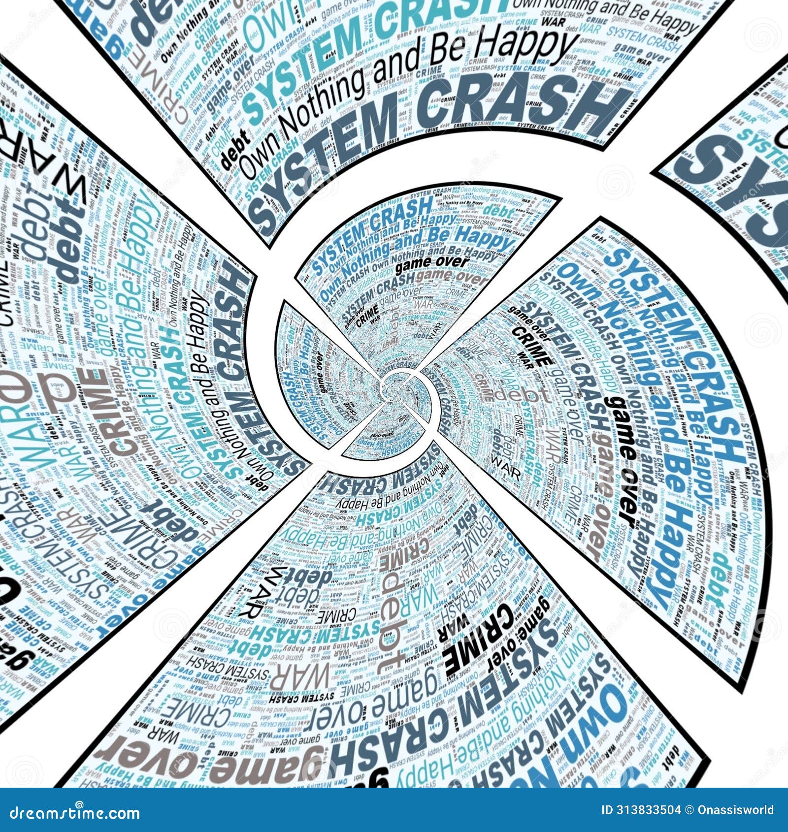 System Crash New World Order Stock Photo - Image of crash, system ...