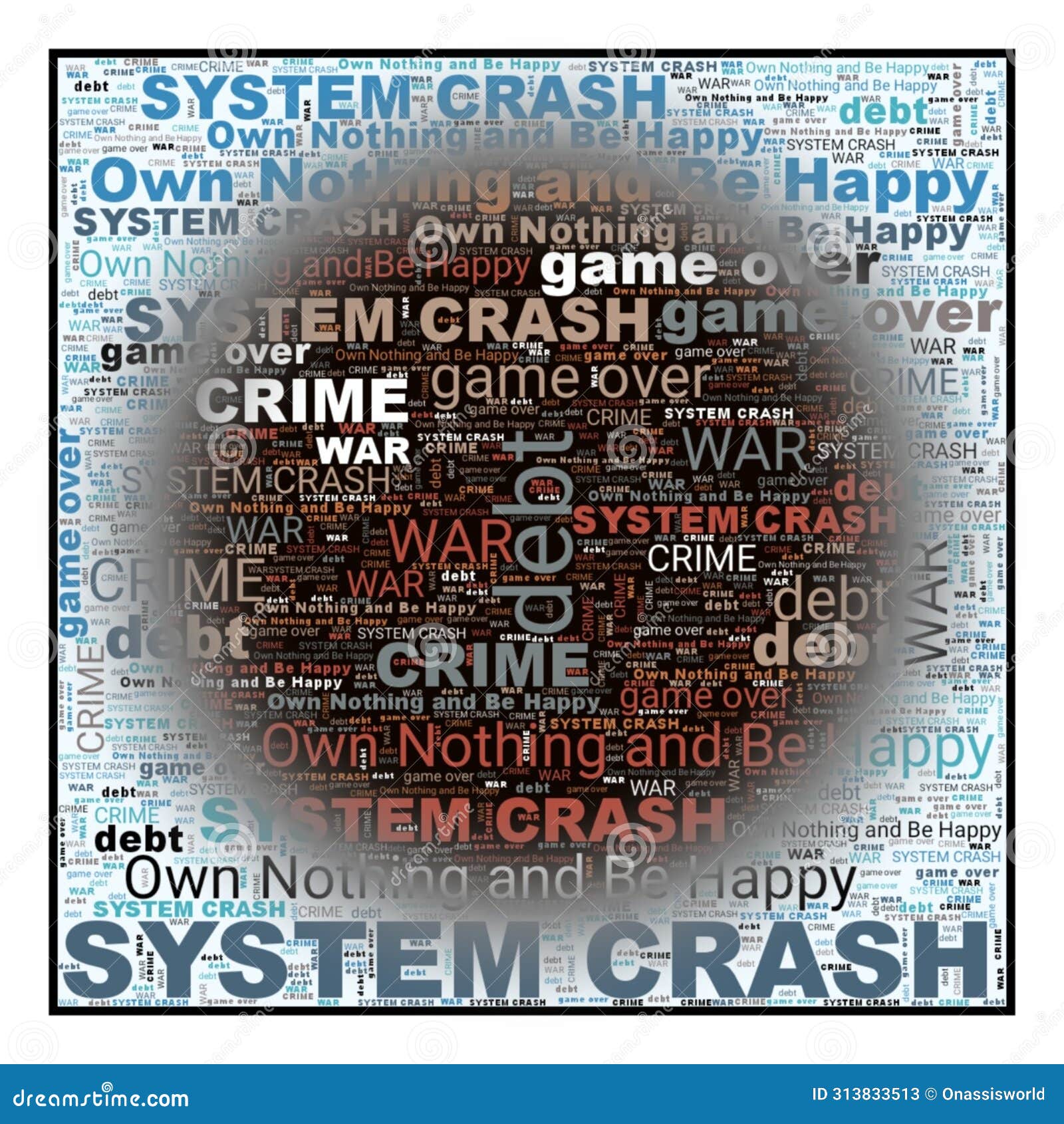 System Crash New World Order Stock Image - Image of world, system ...