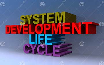 System Development Life Cycle Stock Illustration - Illustration of ...