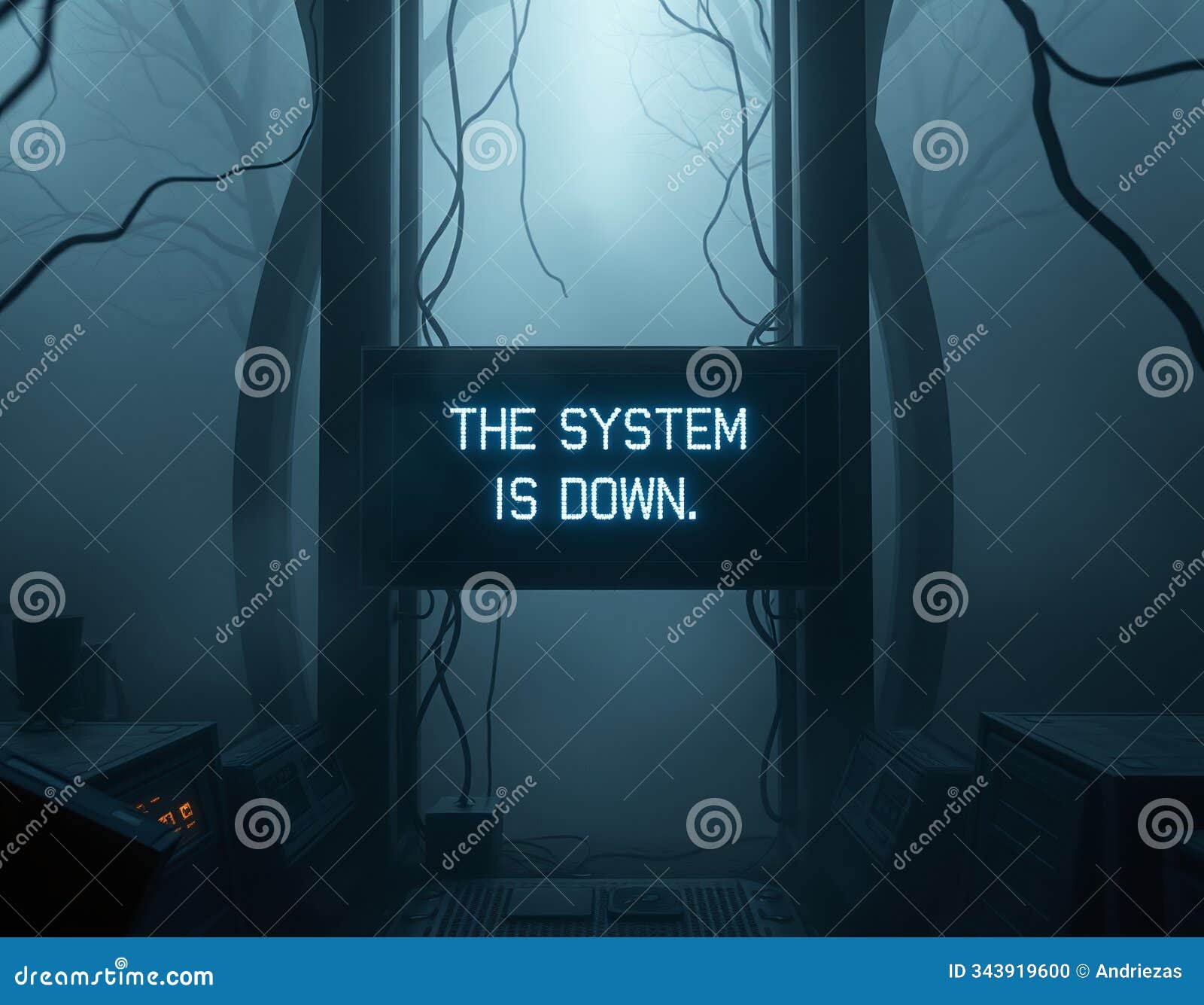 The system is down stock illustration. Illustration of firmware - 343919600