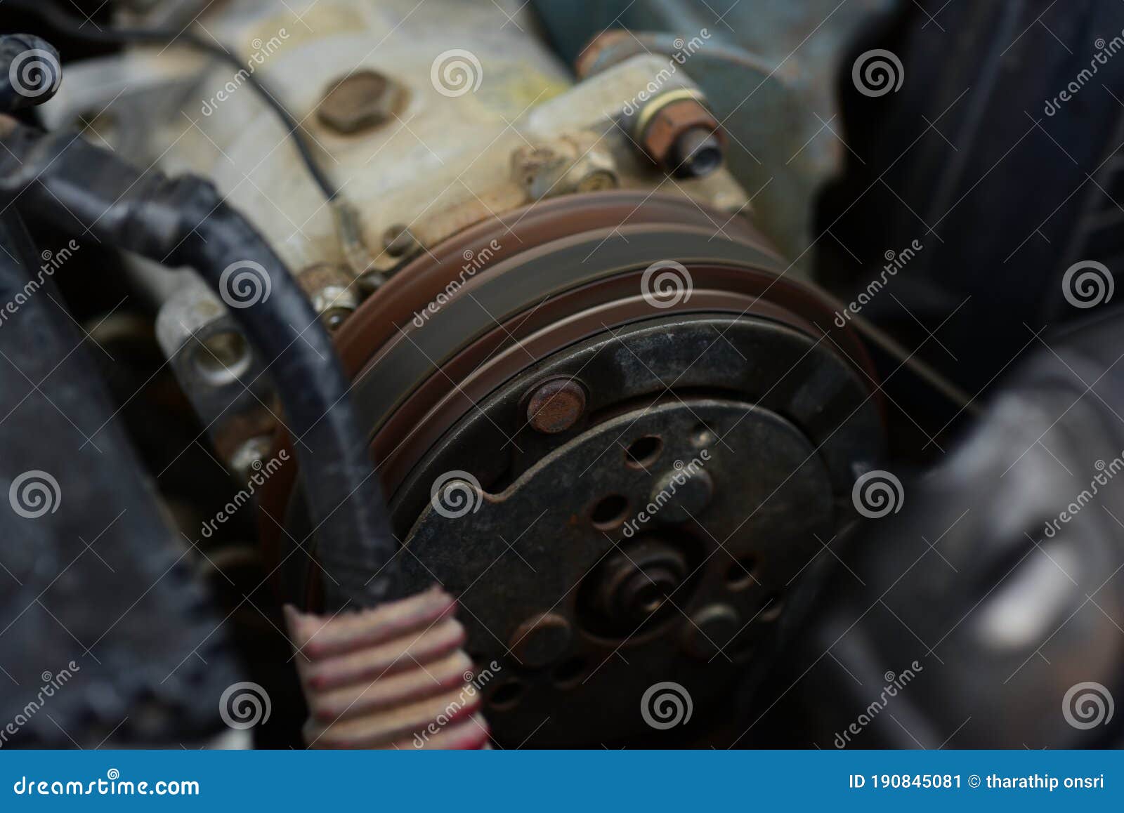 System Equipment in the Engine Compartment Stock Image - Image of ...