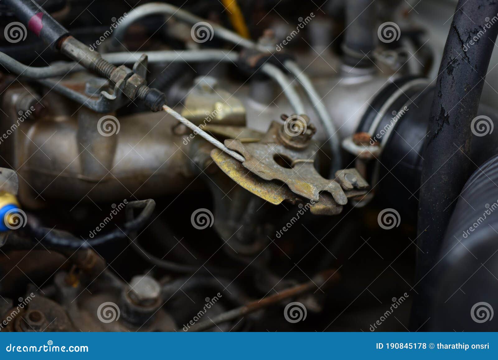 System Equipment in the Engine Compartment Stock Photo - Image of ...