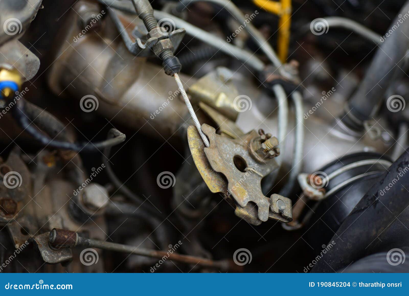 System Equipment in the Engine Compartment Stock Photo - Image of steel ...