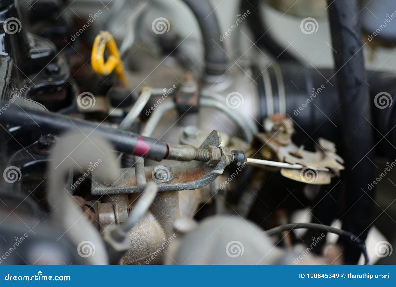System Equipment in the Engine Compartment Stock Image - Image of ...