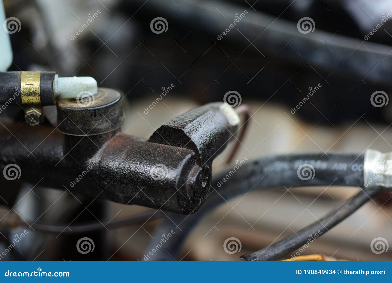 System Equipment in the Engine Compartment Stock Photo - Image of iron ...