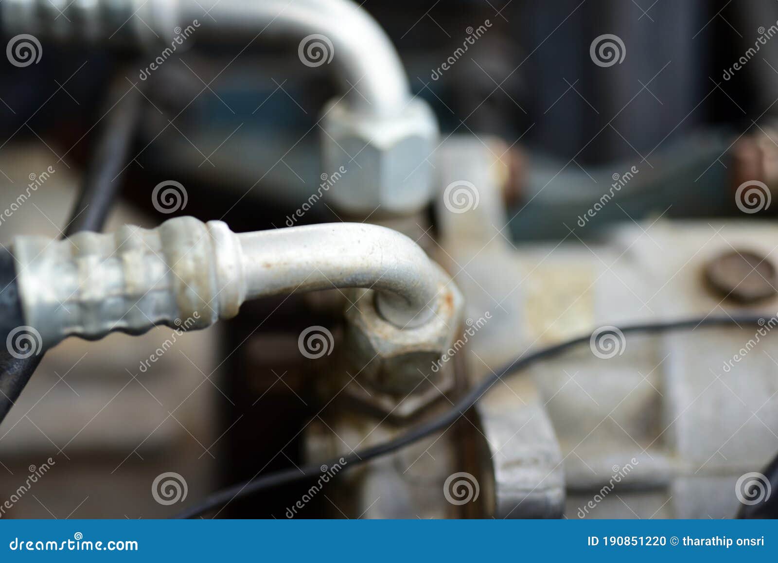 System Equipment in the Engine Compartment Stock Photo - Image of ...