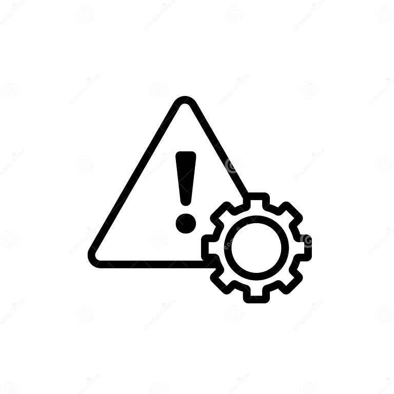 System error icon stock vector. Illustration of graphic - 330177869