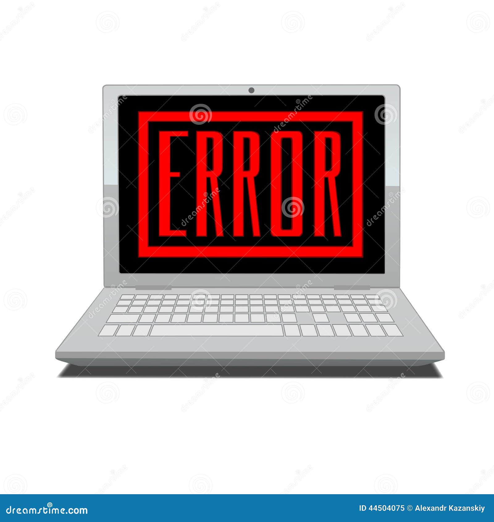 System error stock vector. Illustration of font, coding - 44504075