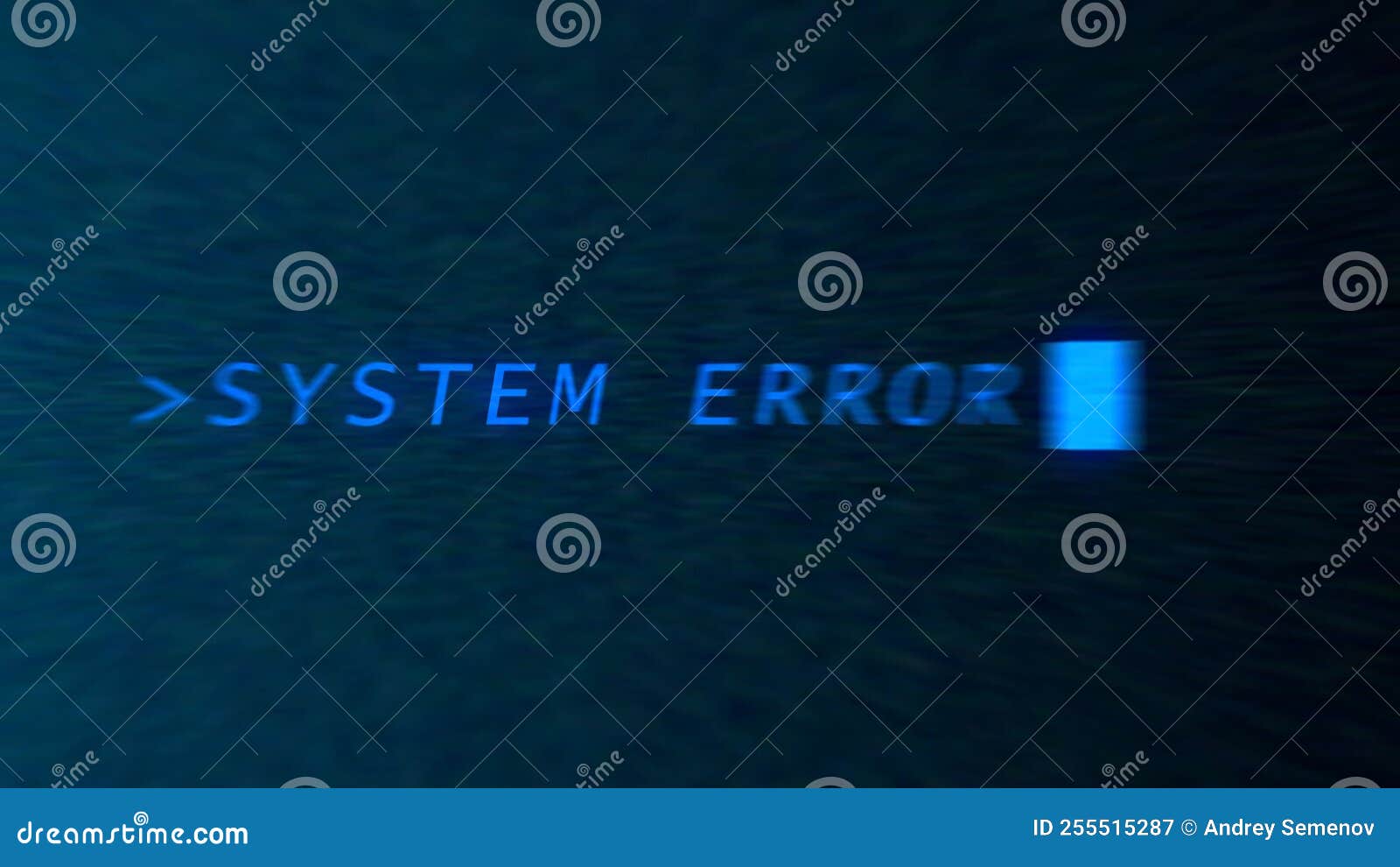 System Error Inscription. Hacker Attack Stock Video - Video of alert ...