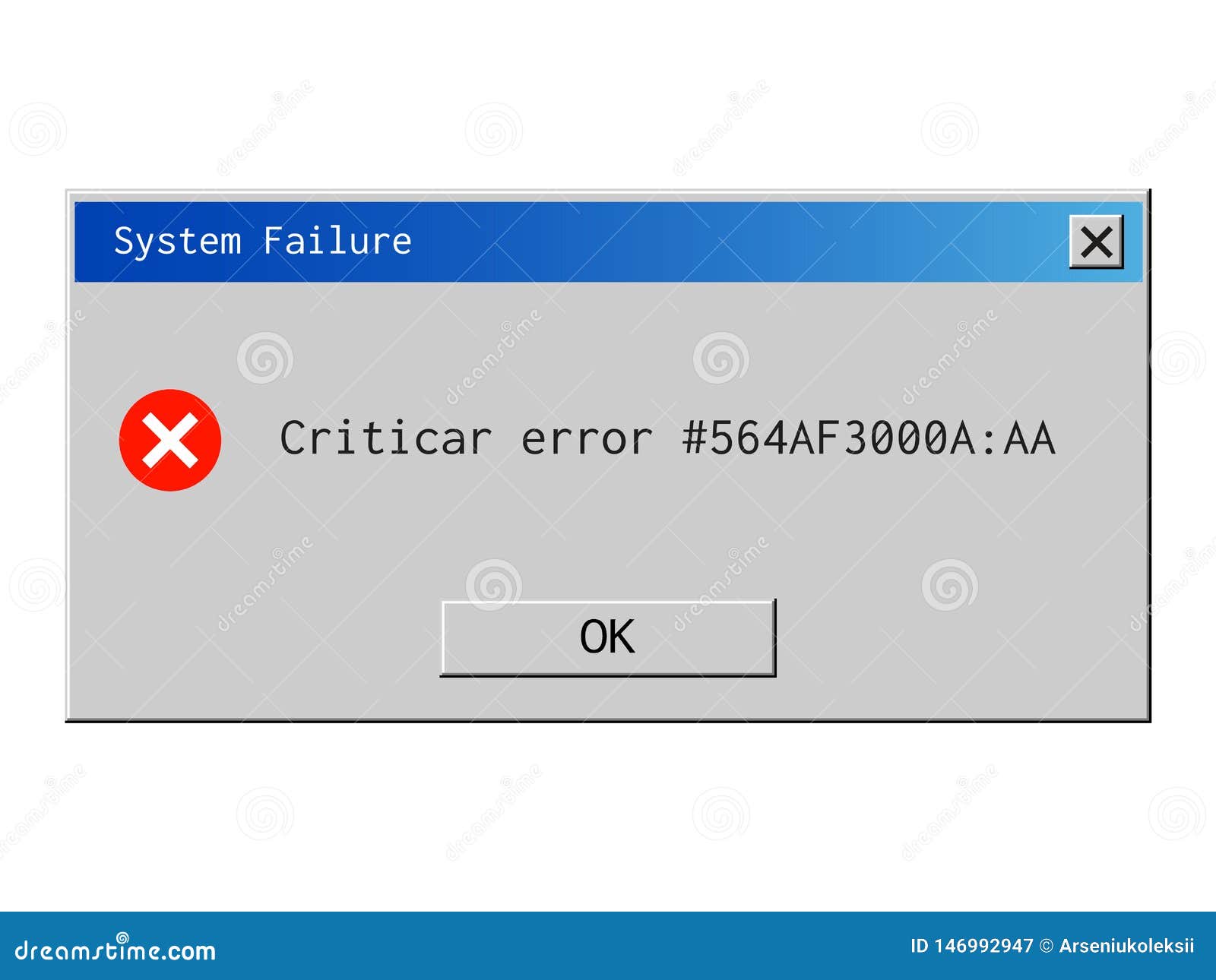 System error popup. stock vector. Illustration of vector - 146992947 System error popup. stock vector. Illustration of vector - 146992947