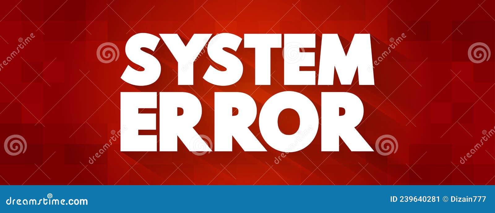 System Error Text Quote, Concept Background Stock Illustration ...