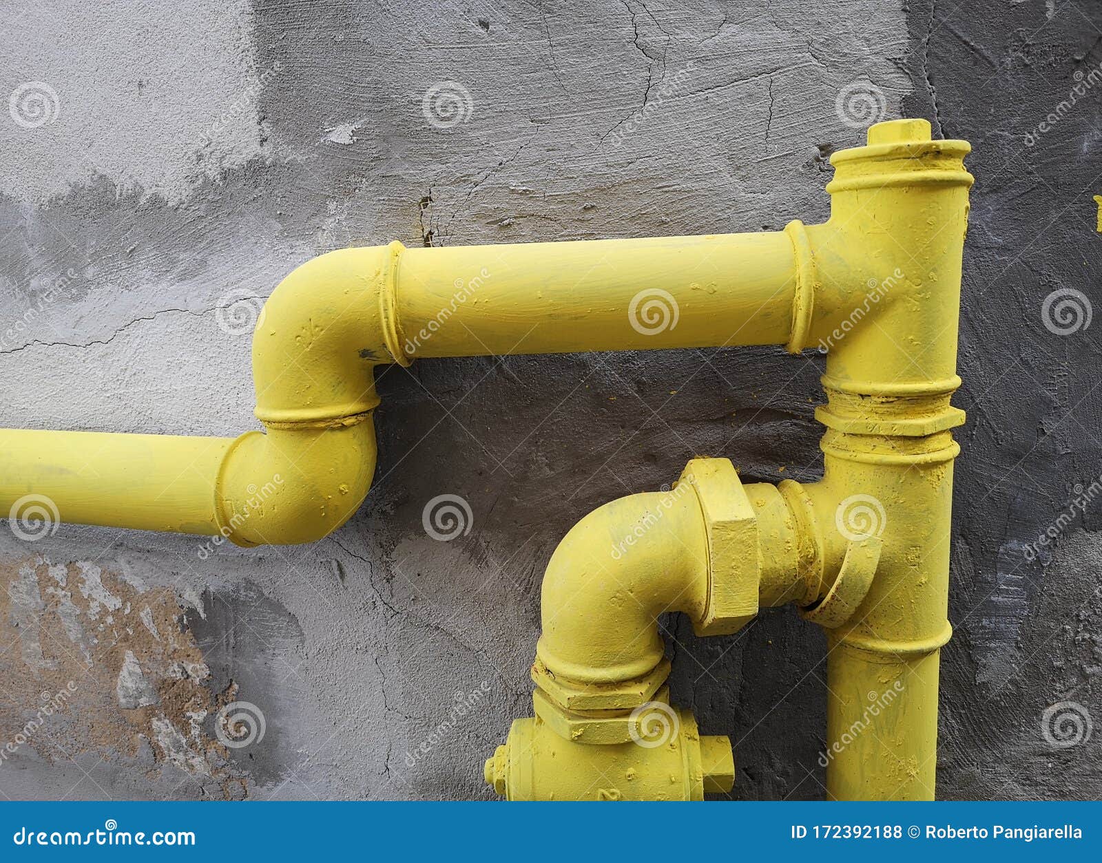 System of External Methane Pipes Stock Photo - Image of connection ...