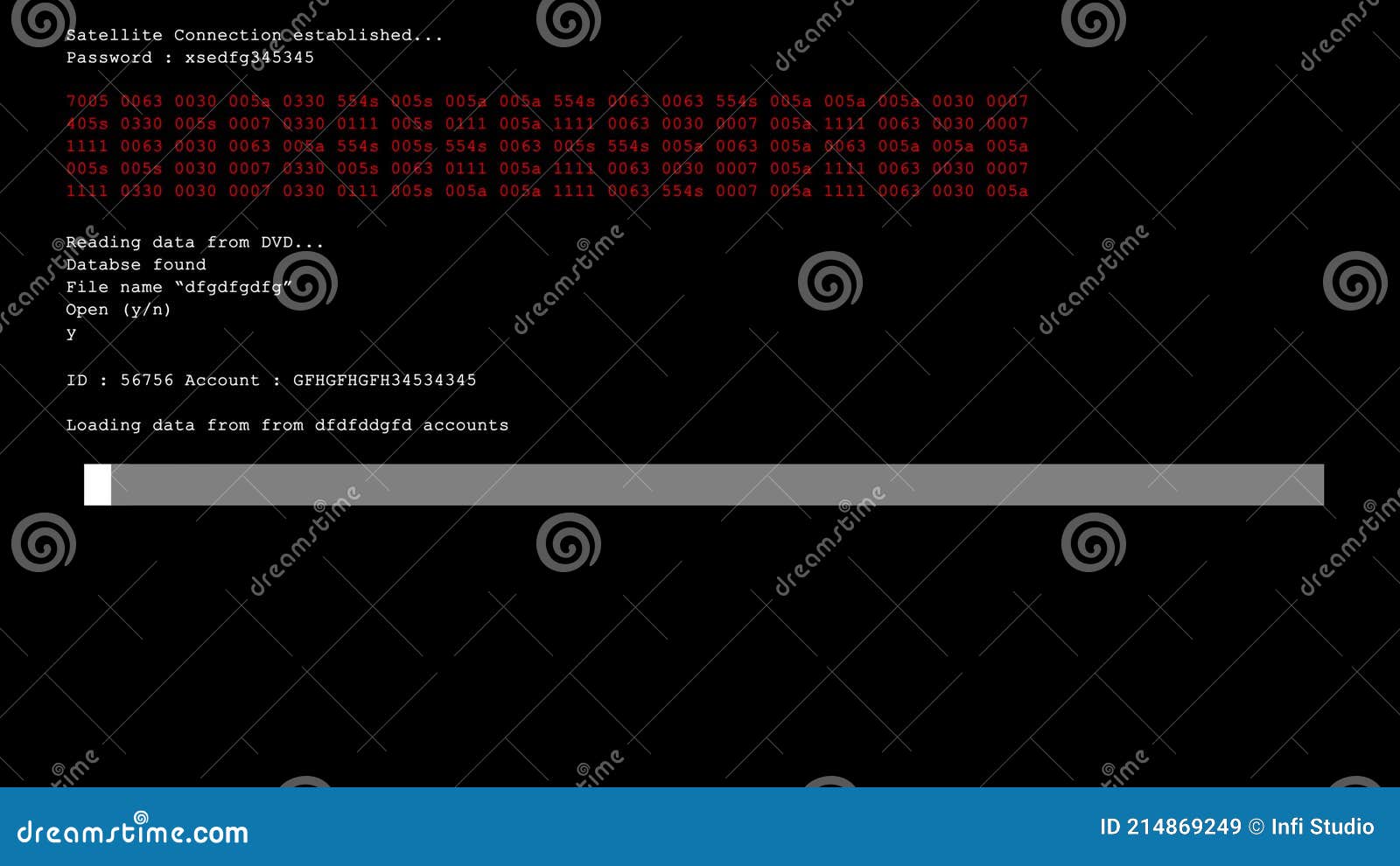 SYSTEM FAILURE Error Message Flashing on Screen Animation. Stock Video - Video of malware ...