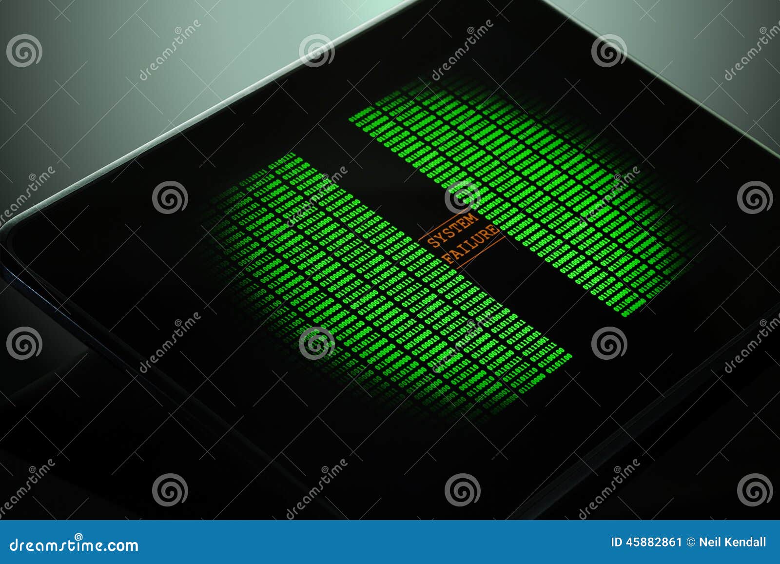 System Failure And Overheating Computer On A Desktop Royalty-Free Stock ...