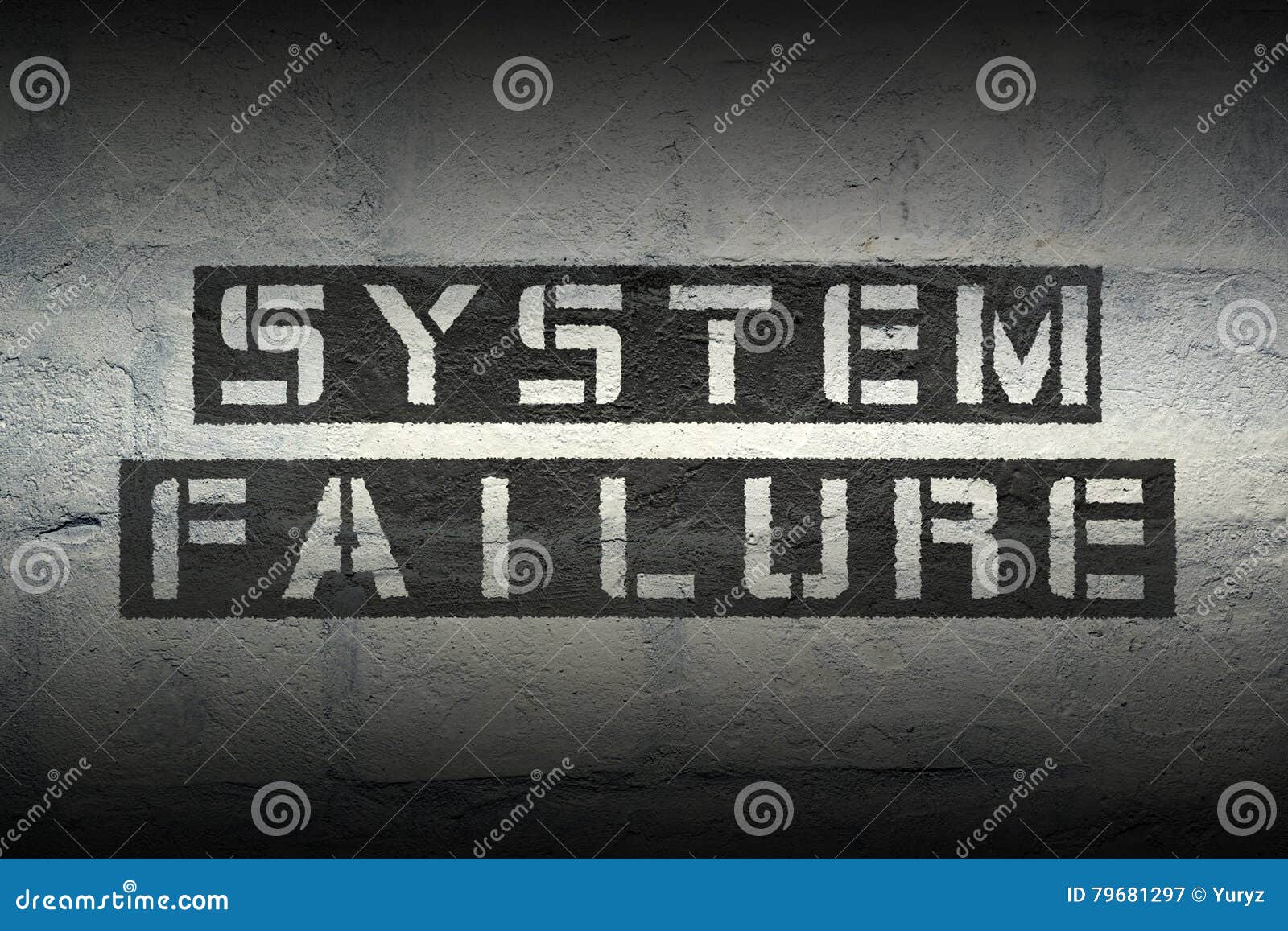 System failure GR stock image. Image of wall, error, brick - 79681297