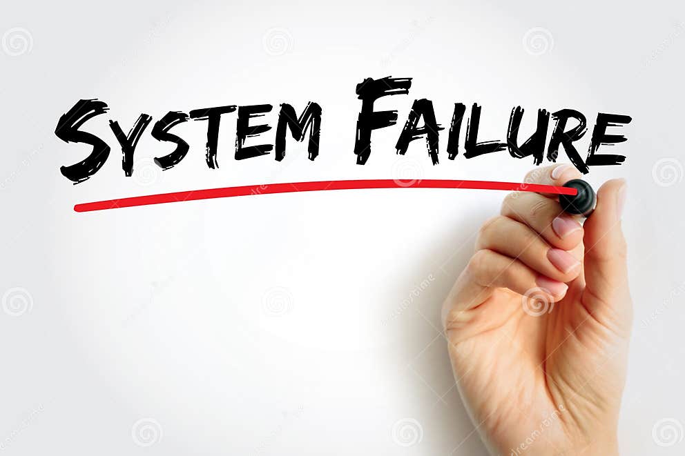 System Failure - Problem with Hardware or with Operating System ...