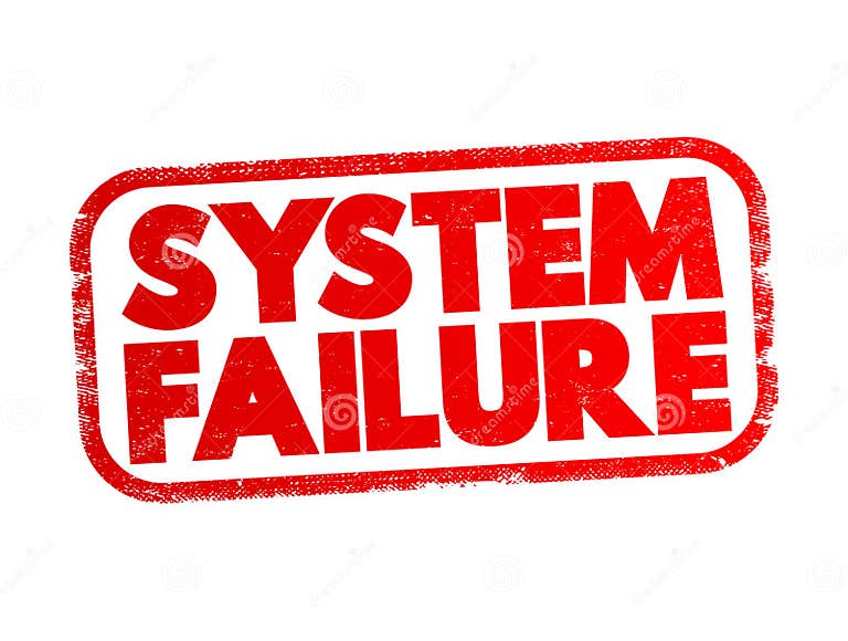 System Failure - Problem with Hardware or with Operating System ...