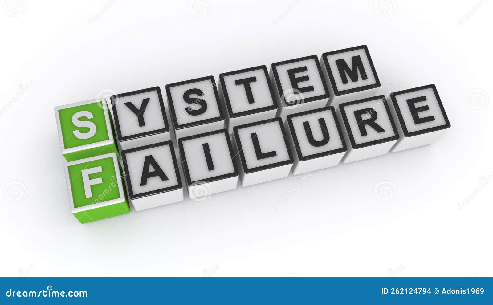 Failure Word Displays Inept Unsuccessful Or Lacking Stock Photography ...