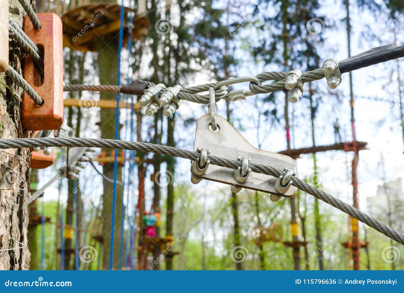System of Fastening of Ropes Stock Photo - Image of harness, chain ...