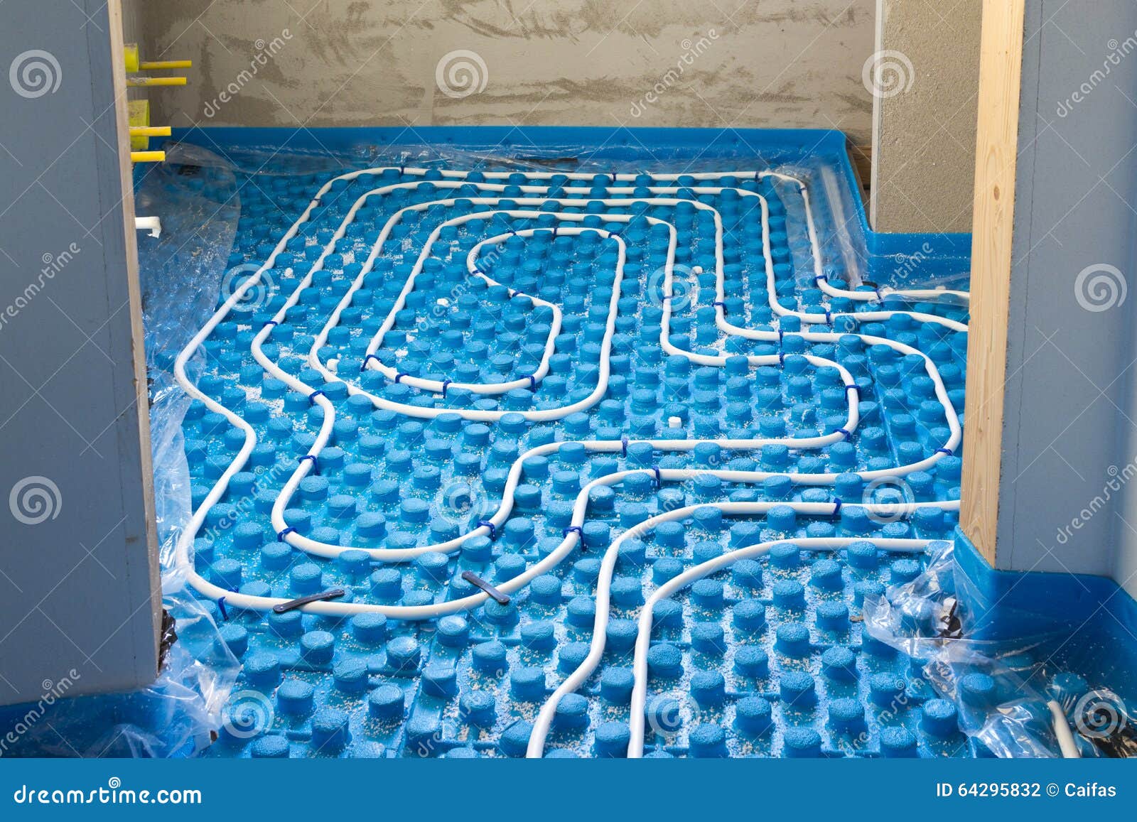 System floor radiant stock photo. Image of maintenance - 64295832
